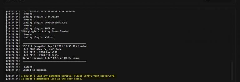Как найти и исправить ошибки запуска сервера SAMP/CRMP